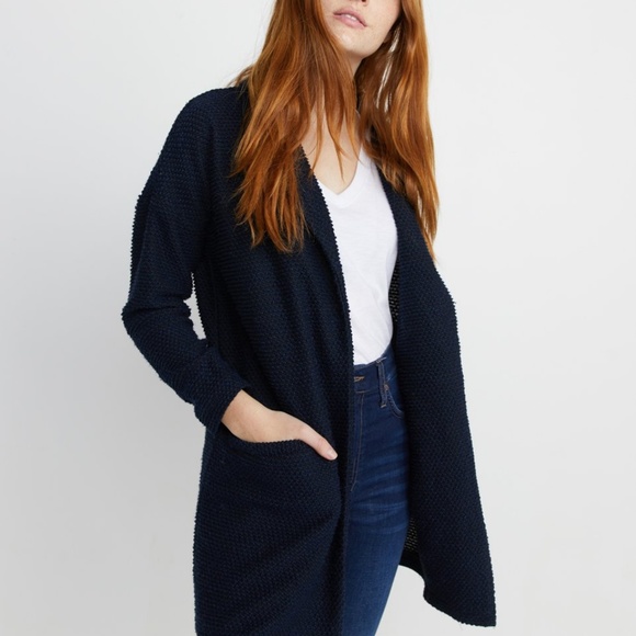 Marine Layer | Jackets & Coats | Marine Layer Birdseye Coat In Navyjet ...